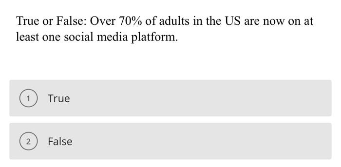 Solved 1.All one part. Answer full part. True or False: | Chegg.com