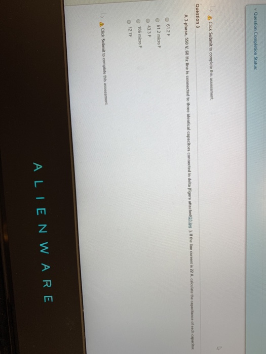 Solved Question Completion Status: > Click Submit to | Chegg.com
