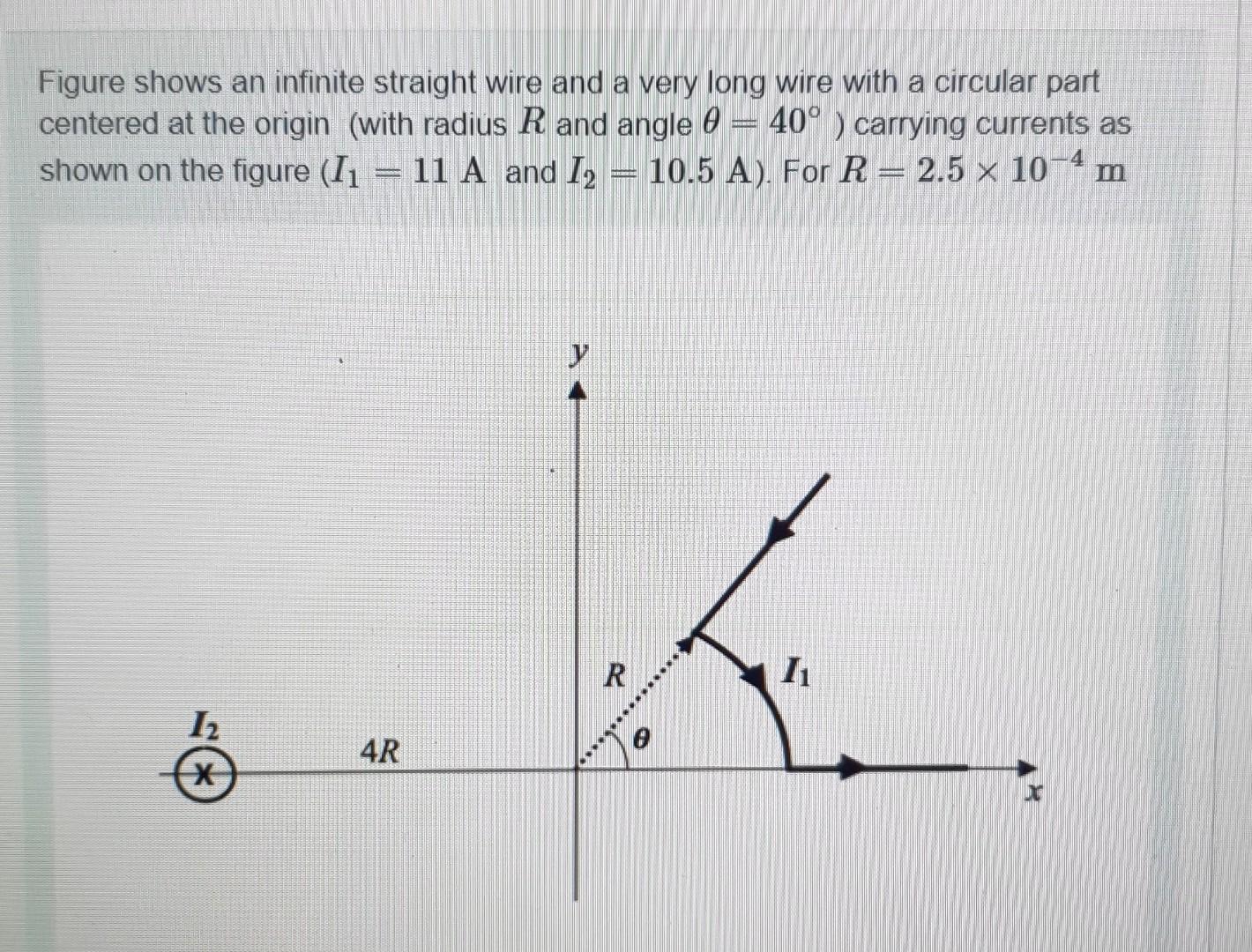Solved Figure shows an infinite straight wire and a very | Chegg.com