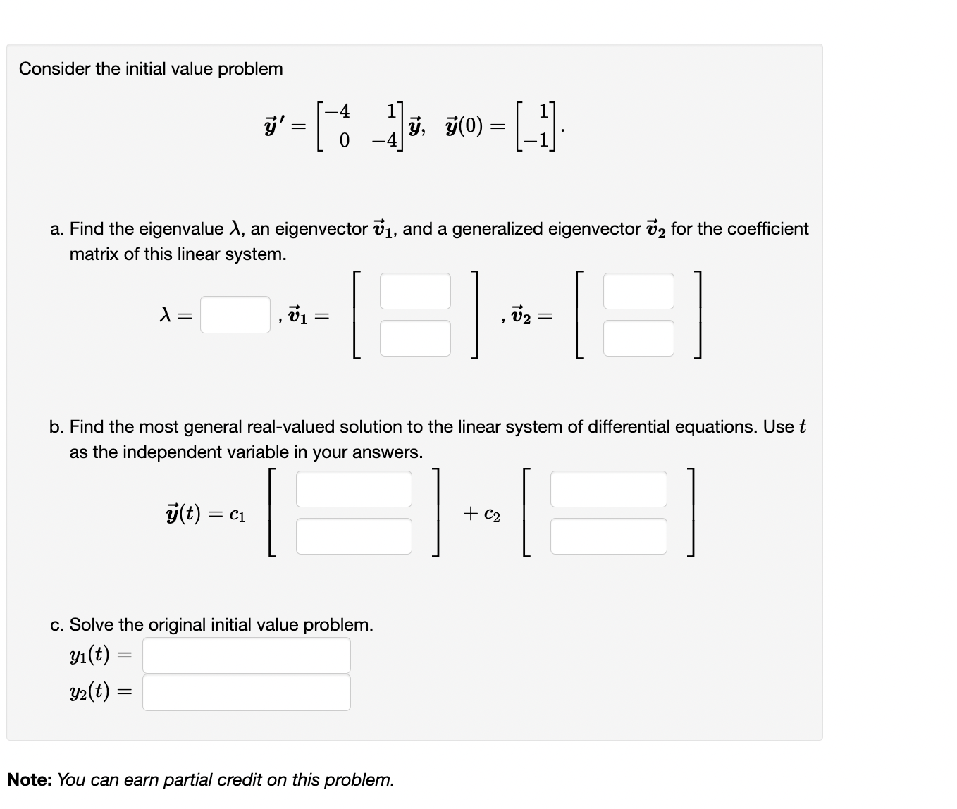 Solved Consider the initial value | Chegg.com