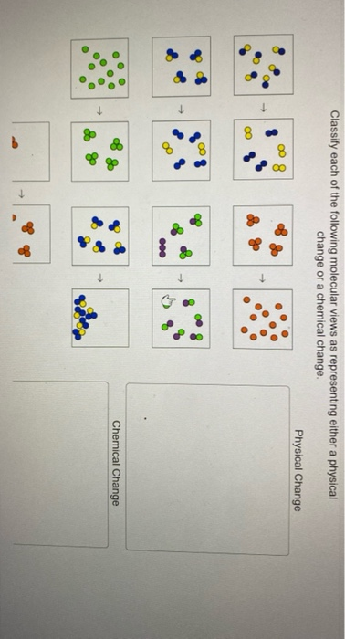 Solved Classify each of the following molecular views as | Chegg.com