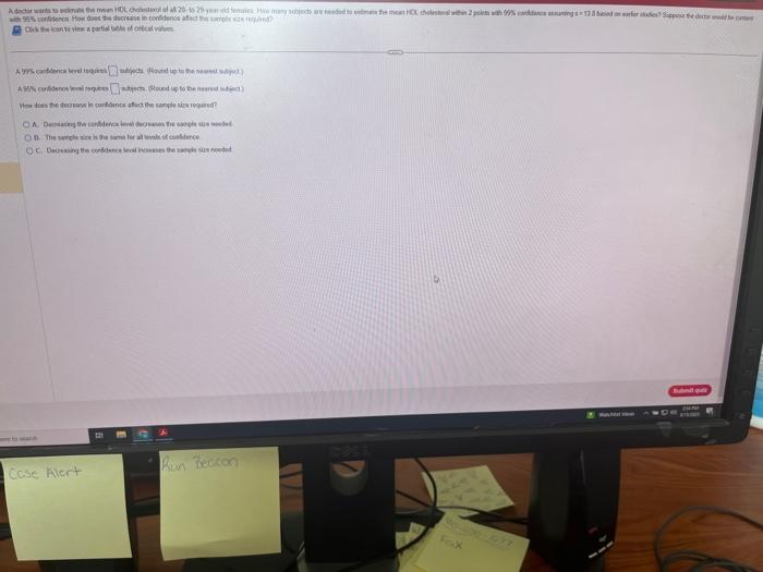 Partial Critical Value Table | Chegg.com