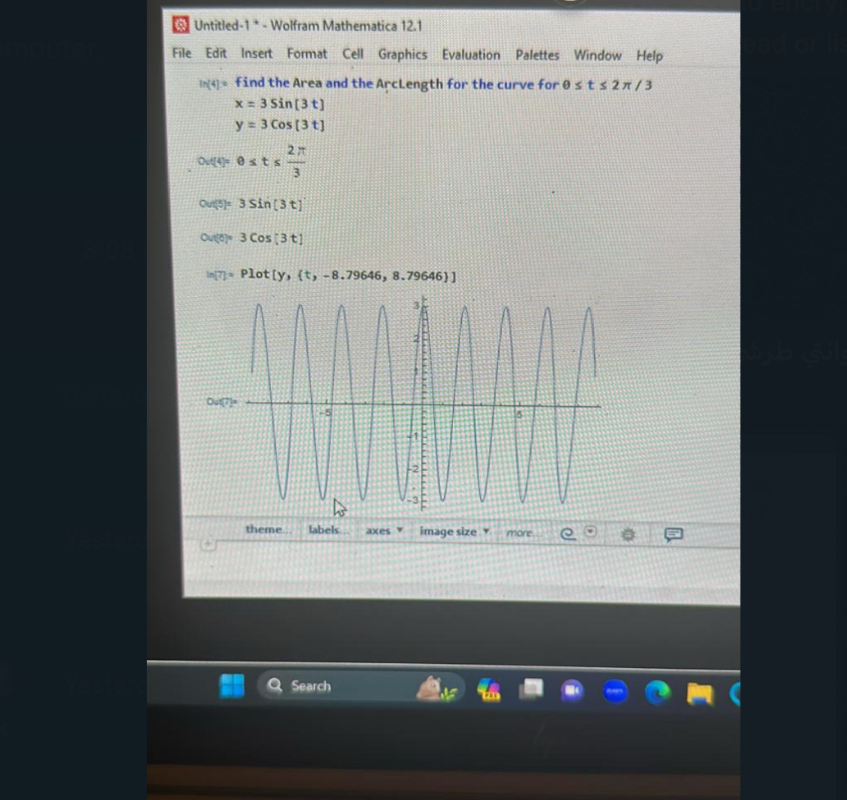 Solved Untitled-1* - ﻿Wolfram Mathematica 12.1File Edit | Chegg.com