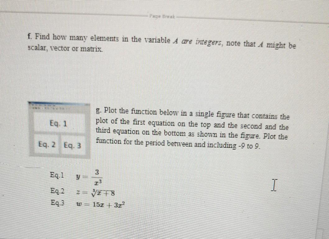 Solved 03) Solve the following question by writing MATLAB | Chegg.com
