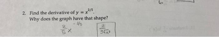 Solved Derivative Practice Solve each problem, then graph in | Chegg.com