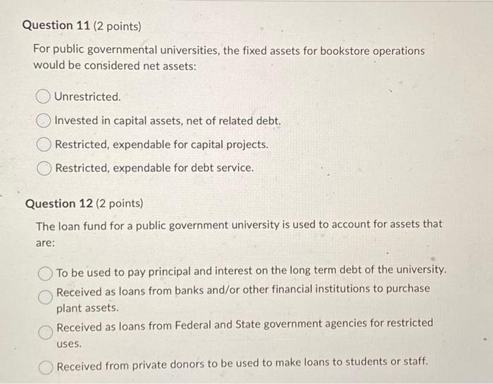 Solved Assets designated for use in cancer research by the | Chegg.com