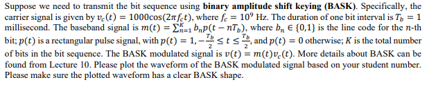 Assume student number 1234, ﻿please use matlab for | Chegg.com