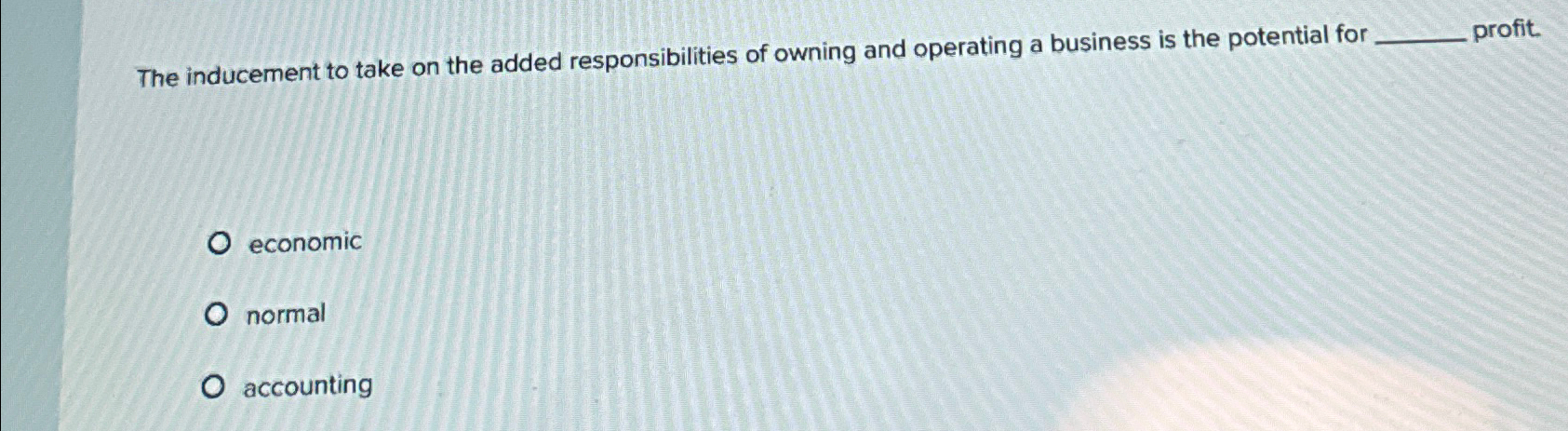 The inducement to take on the added responsibilities | Chegg.com