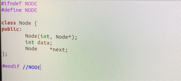 Solved #include "Node.h" #ifndef LINKEDLIST #define | Chegg.com