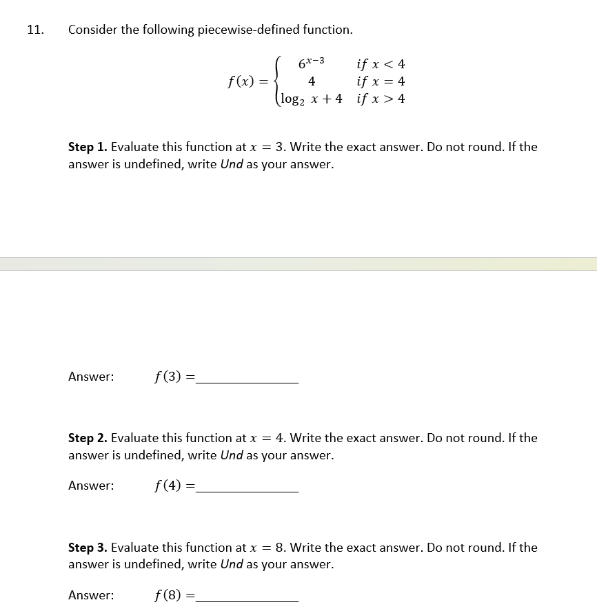 Solved Consider the following piecewise-defined | Chegg.com
