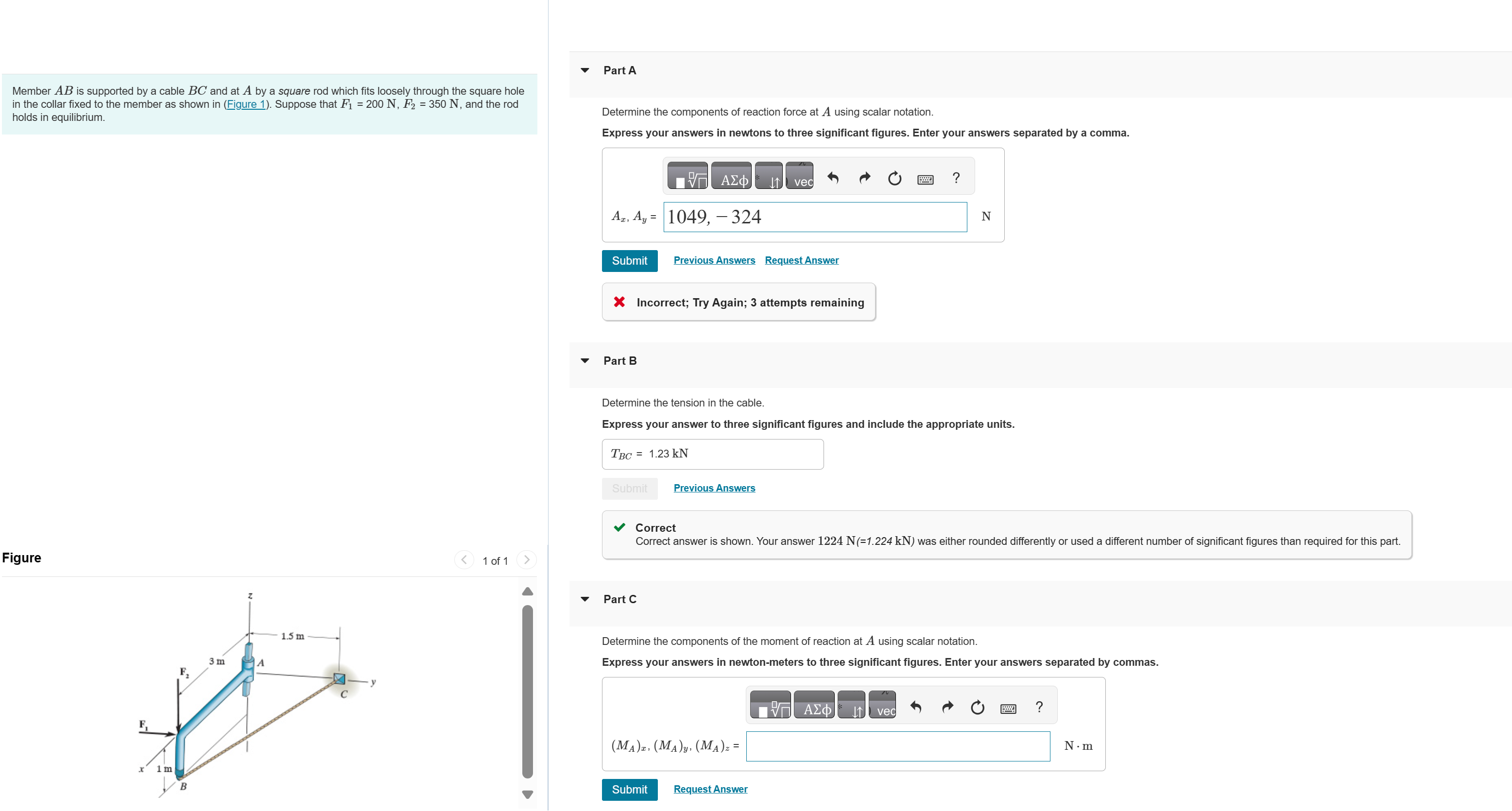 Solved Need Help with Part A and Part C Please. Thank you! | Chegg.com