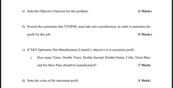 Solved Please solve using Microsoft Excel Solver. | Chegg.com