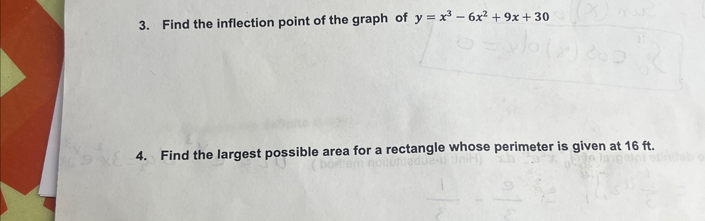 Solved Find the inflection point of the graph of | Chegg.com