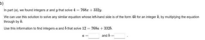 Solved Below shows the Euclidean Algorithm applied to the | Chegg.com