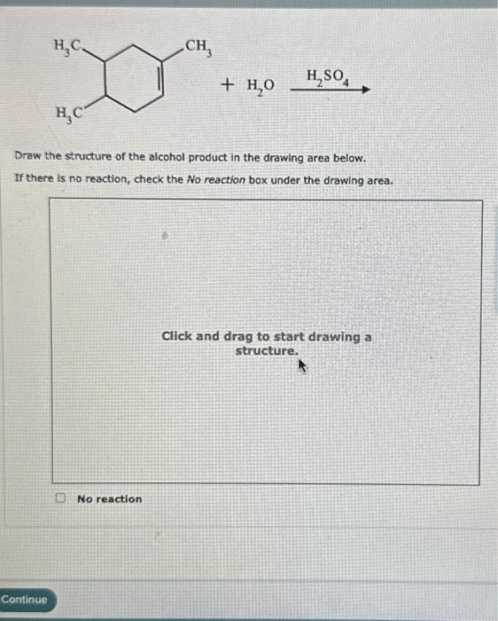 Solved Draw the structure of the alcohol product in the | Chegg.com