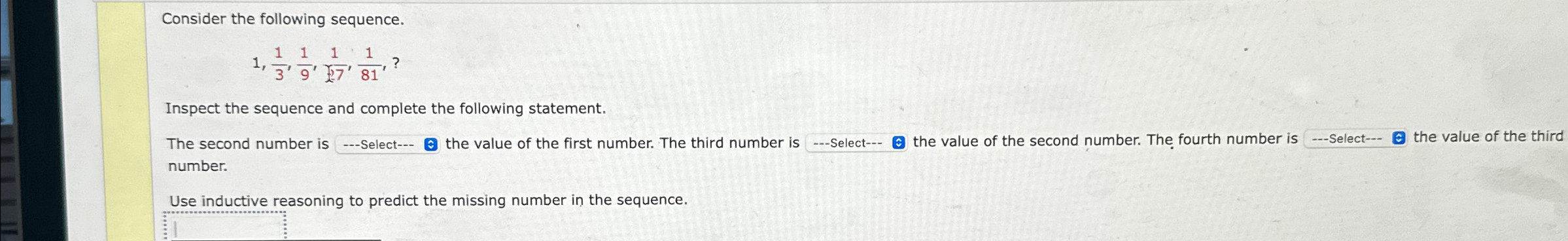 Solved Consider the following | Chegg.com