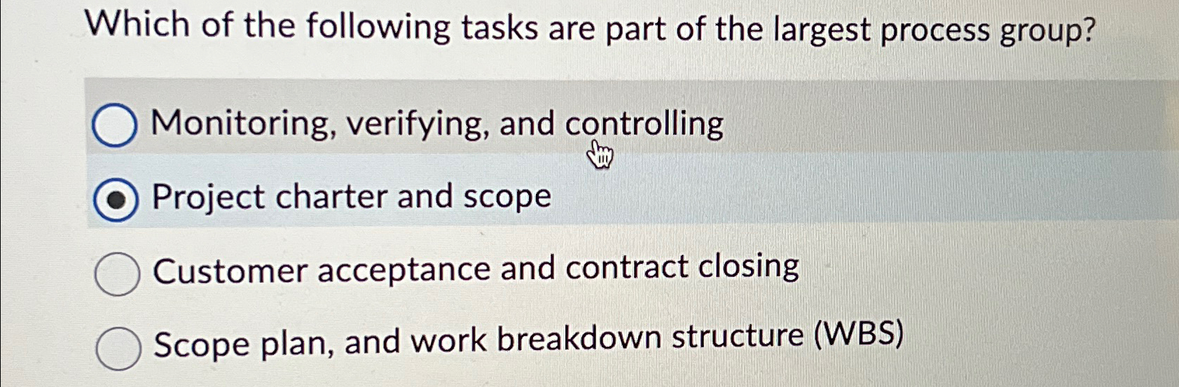 Solved Which of the following tasks are part of the largest | Chegg.com