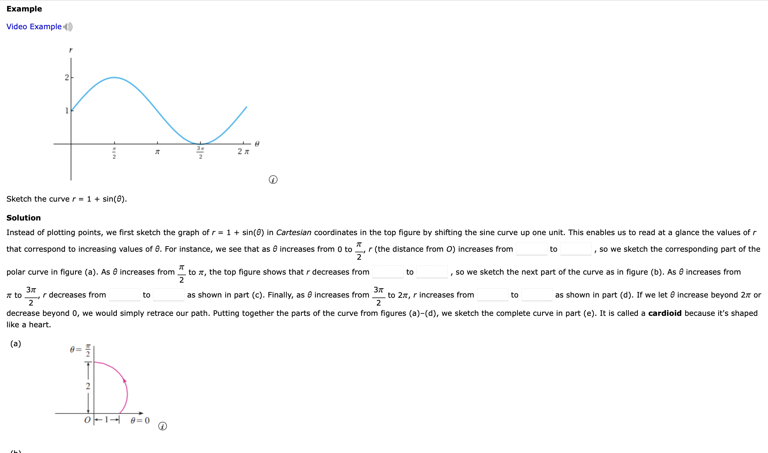 Solved ExampleVideo ExampleSketch the curve | Chegg.com