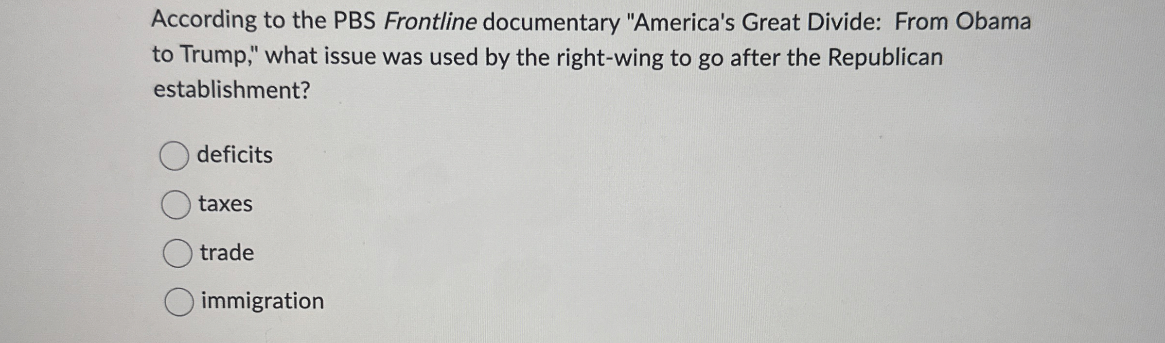 Solved According to the PBS Frontline documentary "America's | Chegg.com