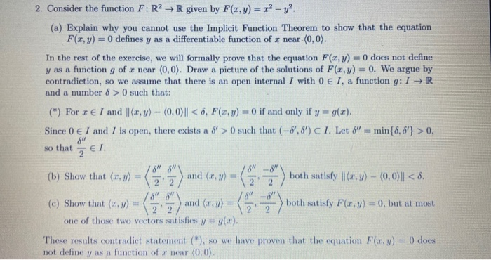 Solved 2. Consider the function F: R2 + R given by F(x,y) = | Chegg.com