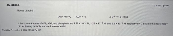 Solved Question 5 Qout of 1 paines Bonus ( 2 point): | Chegg.com