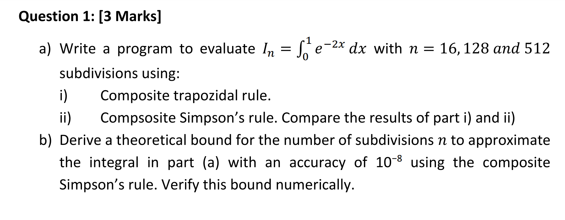 Solved Question 1: [solve part b without using matlab]a) | Chegg.com
