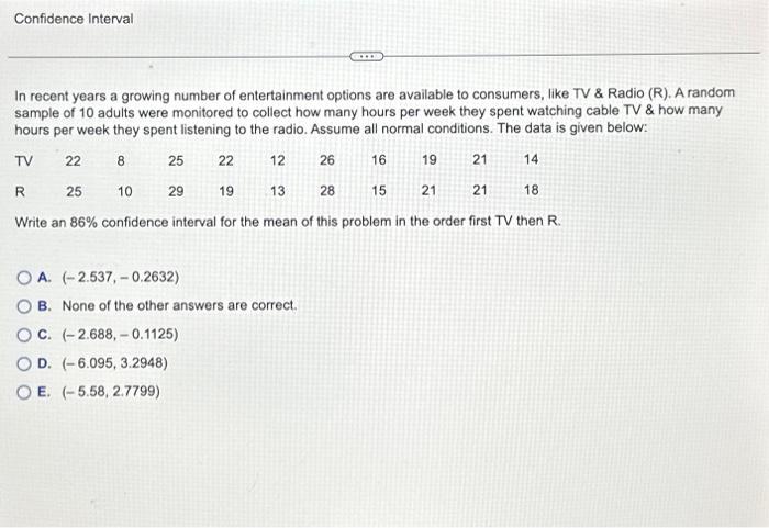 Solved Confidence Interval In recent years a growing number | Chegg.com