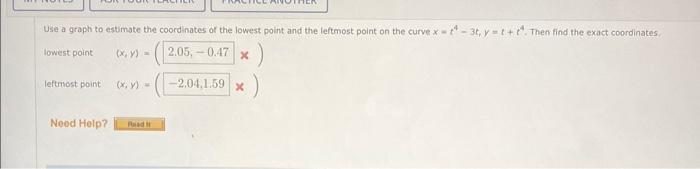Solved Use a graph to estmate the coordinates of the lowest | Chegg.com