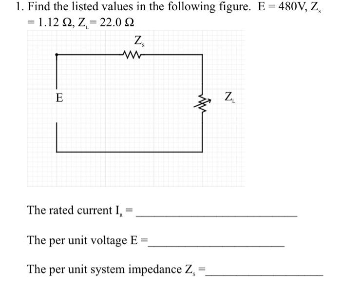 Solved 1. Find the listed values in the following figure. | Chegg.com
