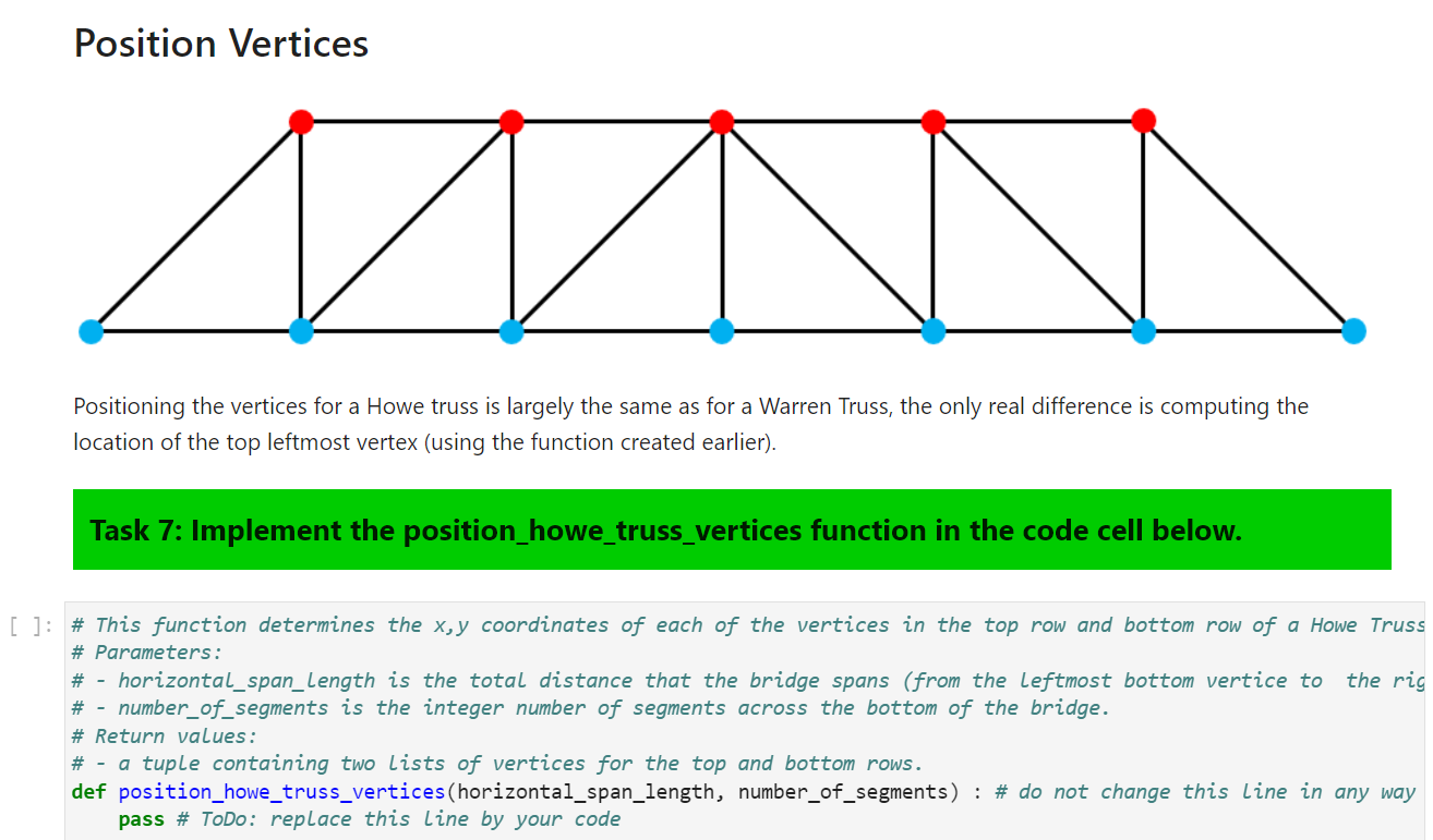 Solved Position VerticesPositioning the vertices for a Howe | Chegg.com Solved Position VerticesPositioning the vertices for a Howe | Chegg.com