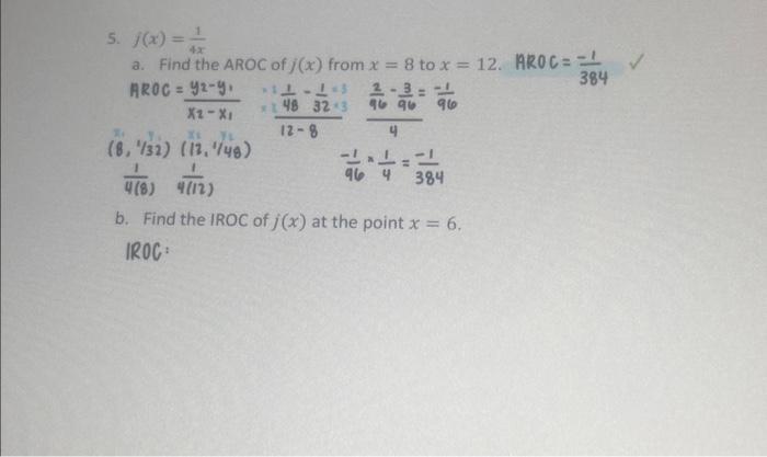 Solved Please Do Iroc Way With Using The Equation
