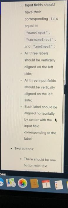 Solved Codewriting You will be creating and styling a simple | Chegg.com