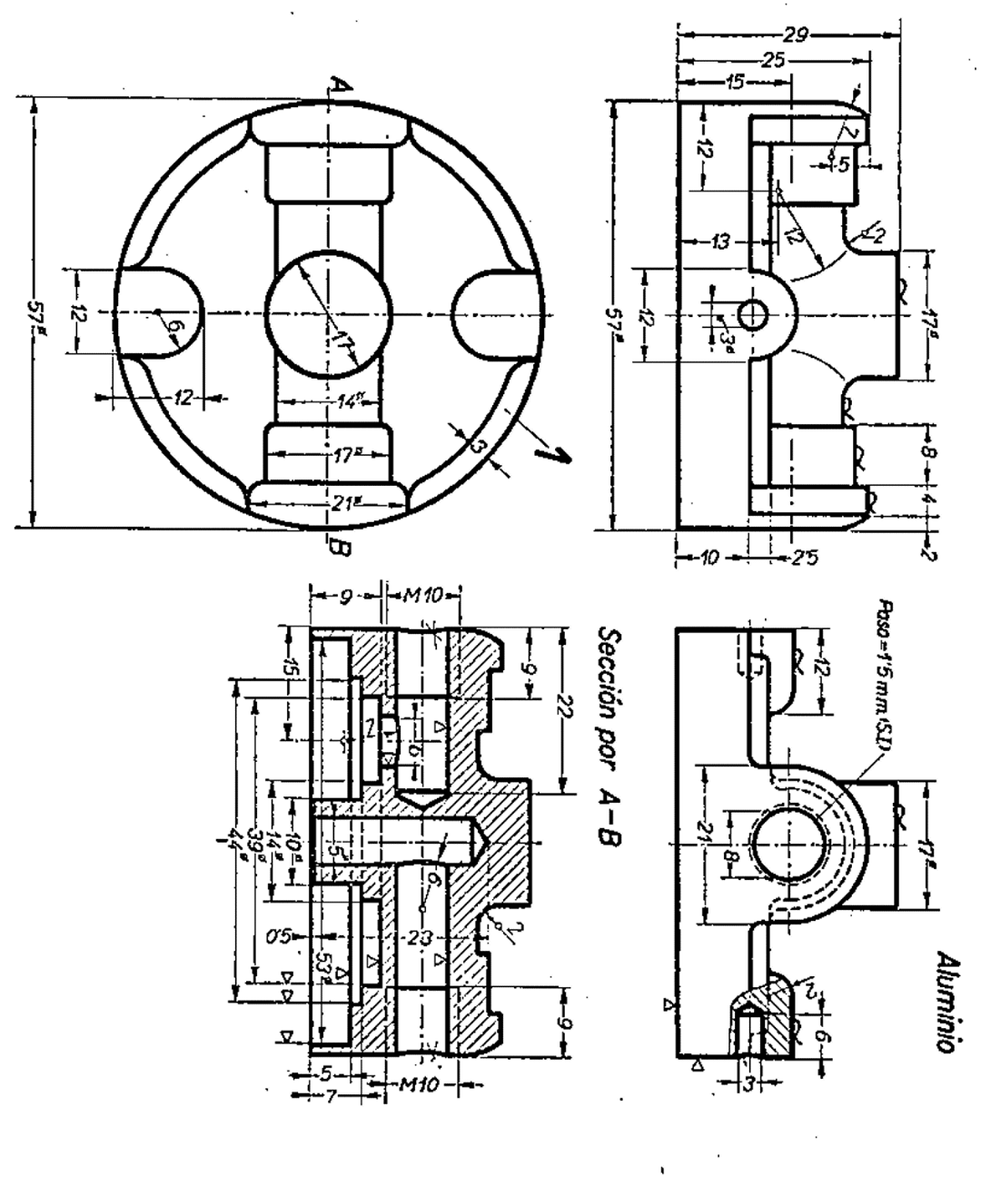 In SolidWorks, create the following part (no drawing | Chegg.com