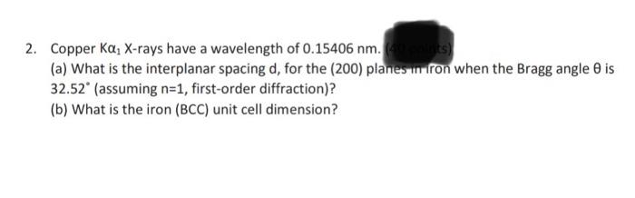 Solved 1 Calculate Atomic Packing Factor Apf For A Simple