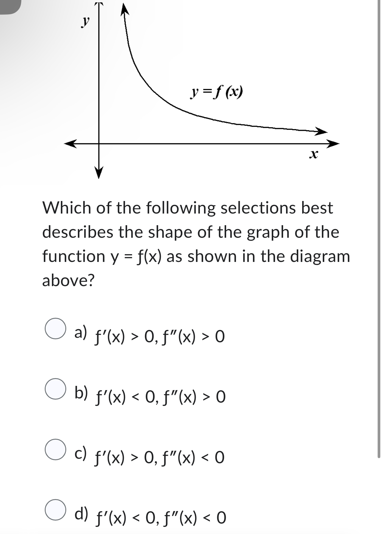 Solved Which of the following selections best describes the | Chegg.com