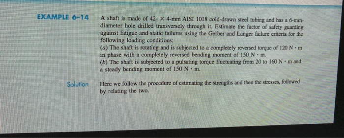 Solved Refer solved example 6-14 (page 326) in the textbook. | Chegg.com Solved Refer solved example 6-14 (page 326) in the textbook. | Chegg.com