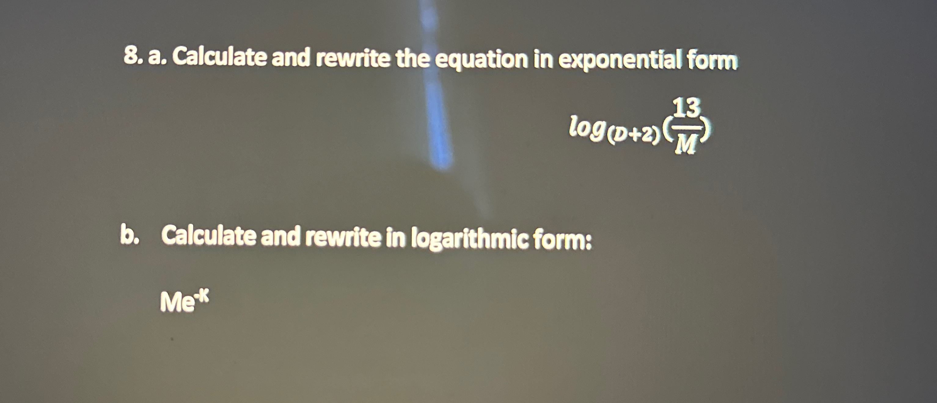 Solved • ﻿a. ﻿Calculate and rewrite the equation in | Chegg.com