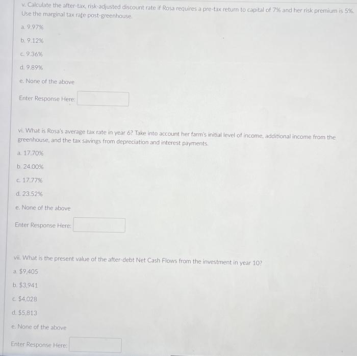 Solved iii. In real dollars, how much would Rosa pay in | Chegg.com