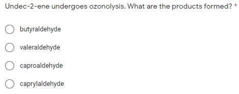 Solved Undec-2-ene undergoes ozonolysis. What are the | Chegg.com