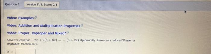 Solved Video: Examples Video: Addition and Multiplication | Chegg.com