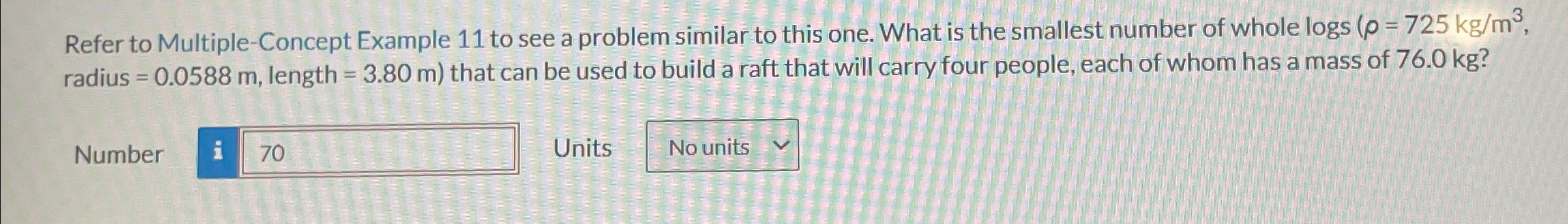 Solved Refer to Multiple-Concept Example 11 ﻿to see a | Chegg.com