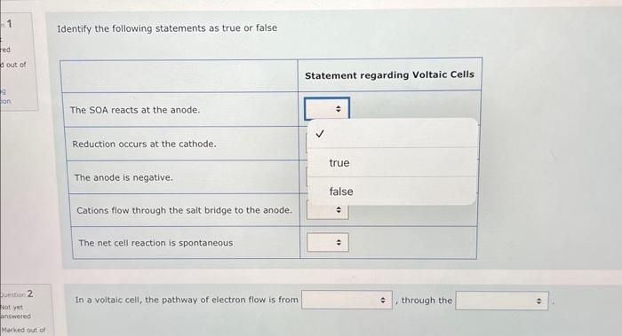 Solved Identify the following statements as true or false | Chegg.com