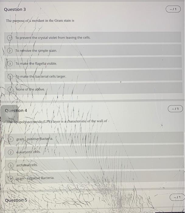 Solved Question 1 --/3 You are given two different bacteria | Chegg.com