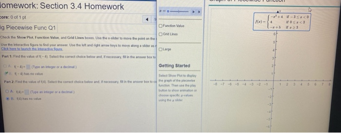 Solved Homework: Section 3.4 Homework --+-350 f(a)-4 iOS