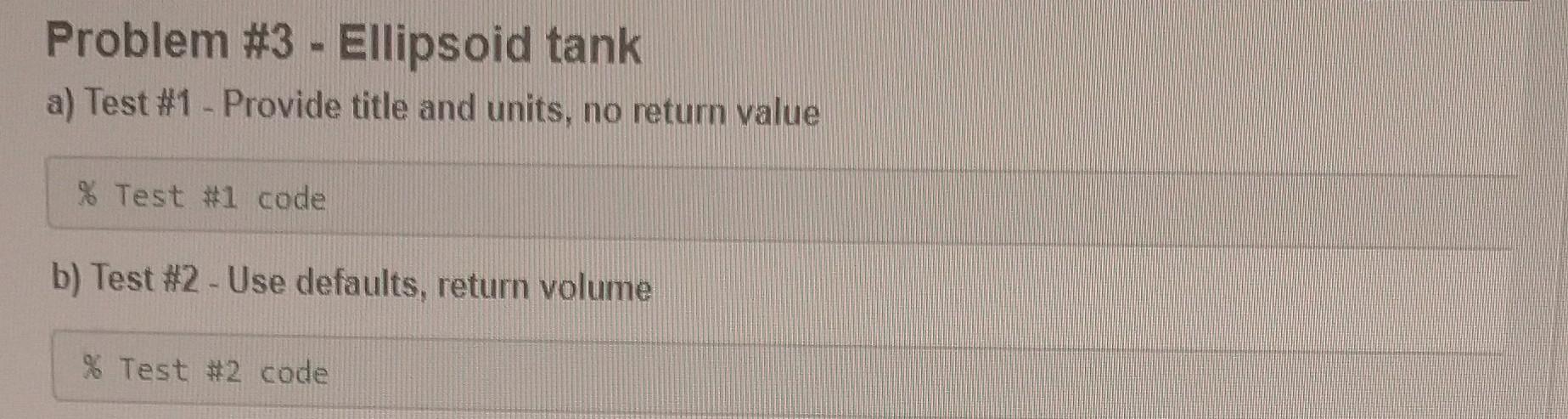 Solved Ellipsoid Tank The volume V of a liquid in a | Chegg.com