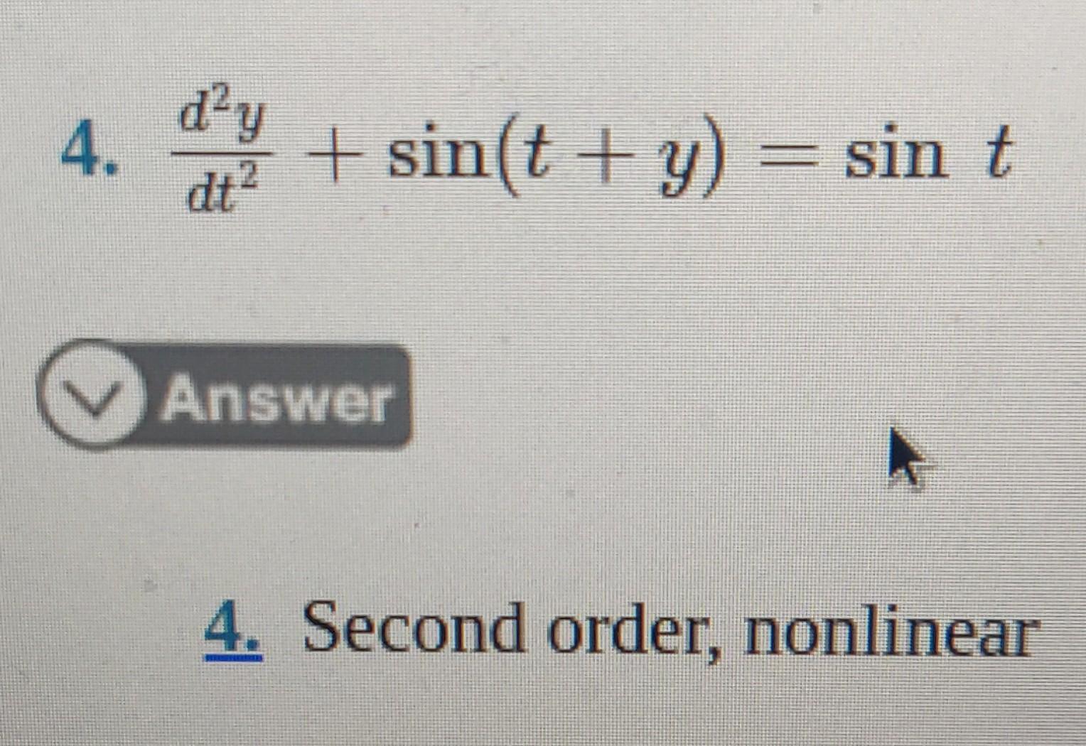 Solved In Each Of Problems 1 Through 4 Determine The Order