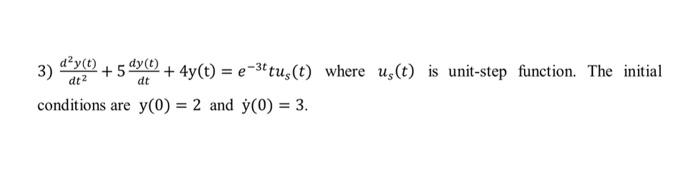 Solved Derive the Laplace transform of the following | Chegg.com