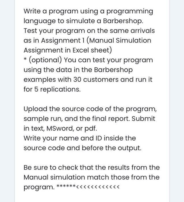 Write a program using a programming language to | Chegg.com
