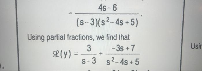 [Solved]: do you know how they used partial fractions here.&