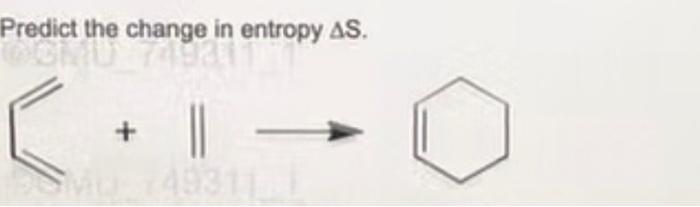 Solved Predict the change in entropy ΔS. + | Chegg.com